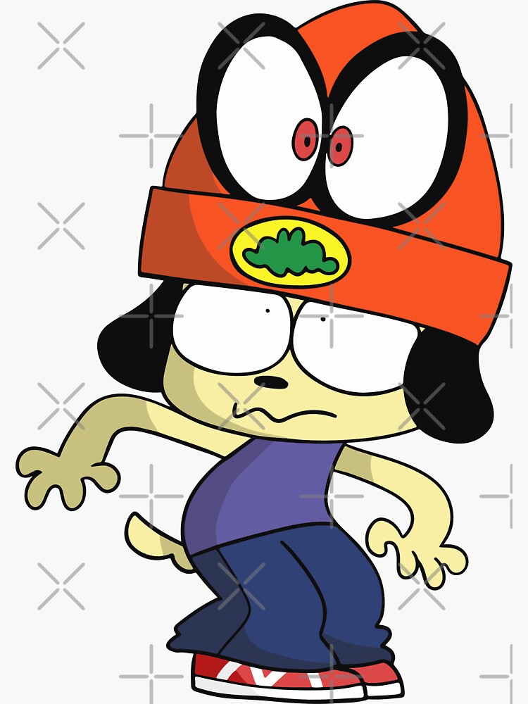 "Parappa The Rapper Rap" Sticker for Sale by ABZDesigner | Redbubble