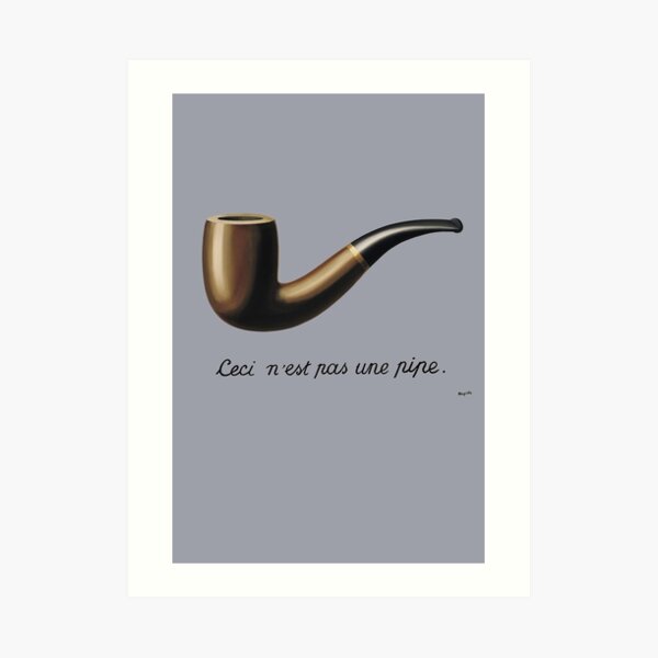 This Is Not A Pipe Art Prints | Redbubble