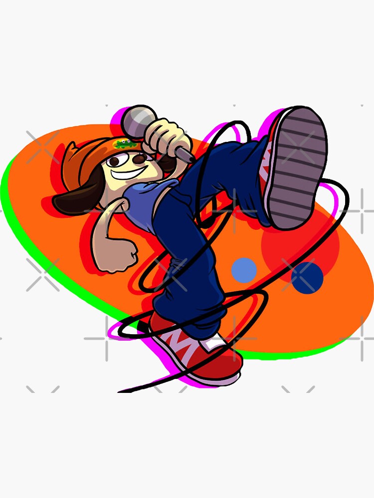 "Parappa The Rapper Rap" Sticker for Sale by ABZDesigner | Redbubble