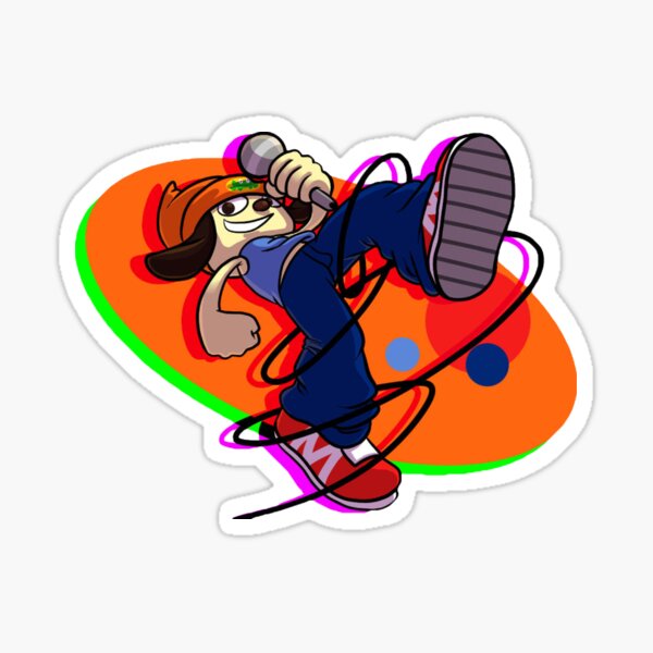 "Parappa The Rapper Rap" Sticker for Sale by ABZDesigner | Redbubble