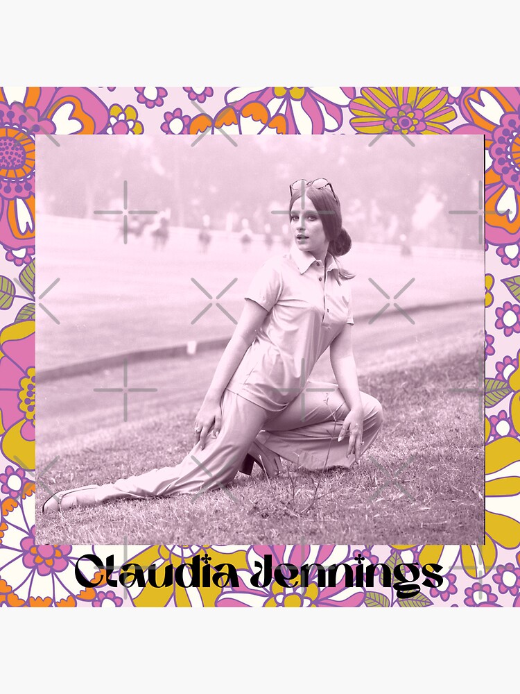 "Claudia Jennings Queen of The B Movies" Sticker for Sale by ...