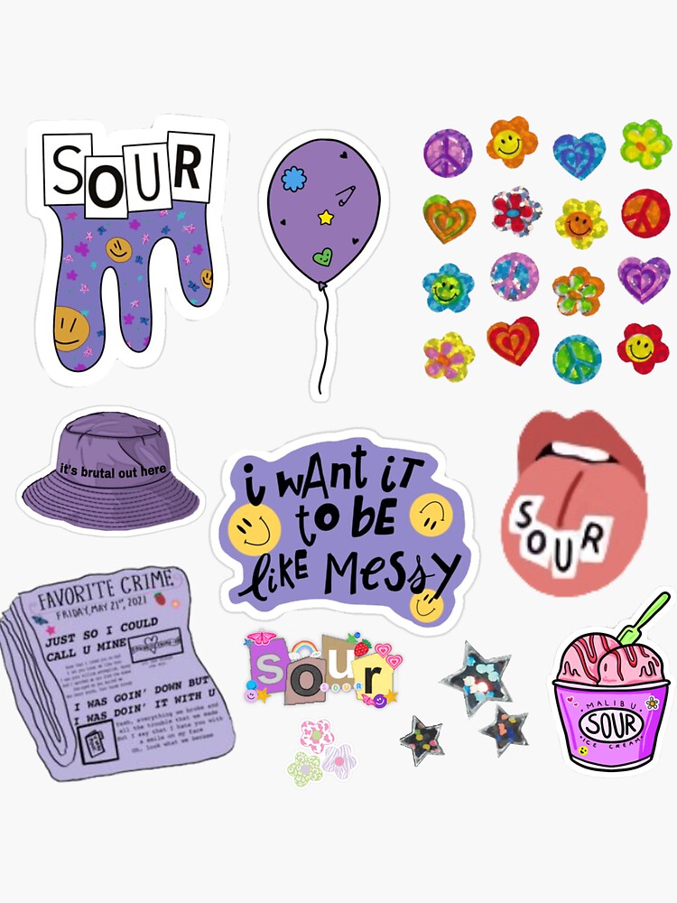 "Sour Pack" Sticker for Sale by swiftstyle | Redbubble
