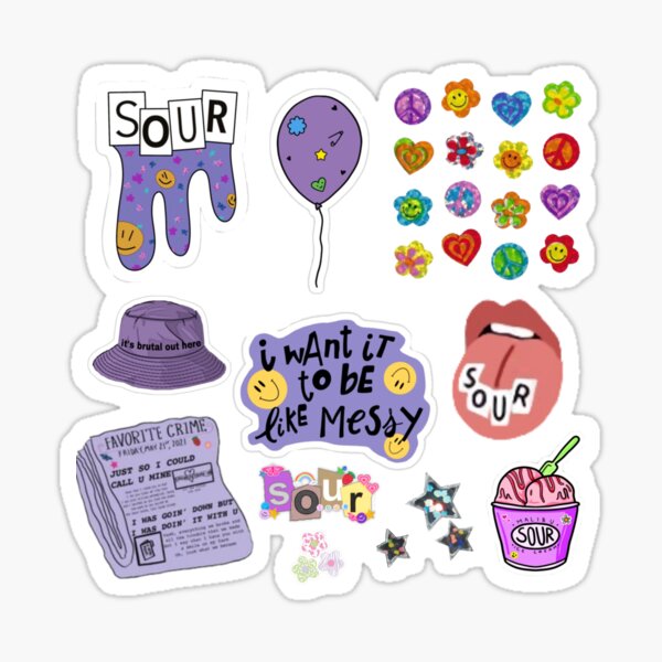 "Sour Pack" Sticker for Sale by swiftstyle | Redbubble
