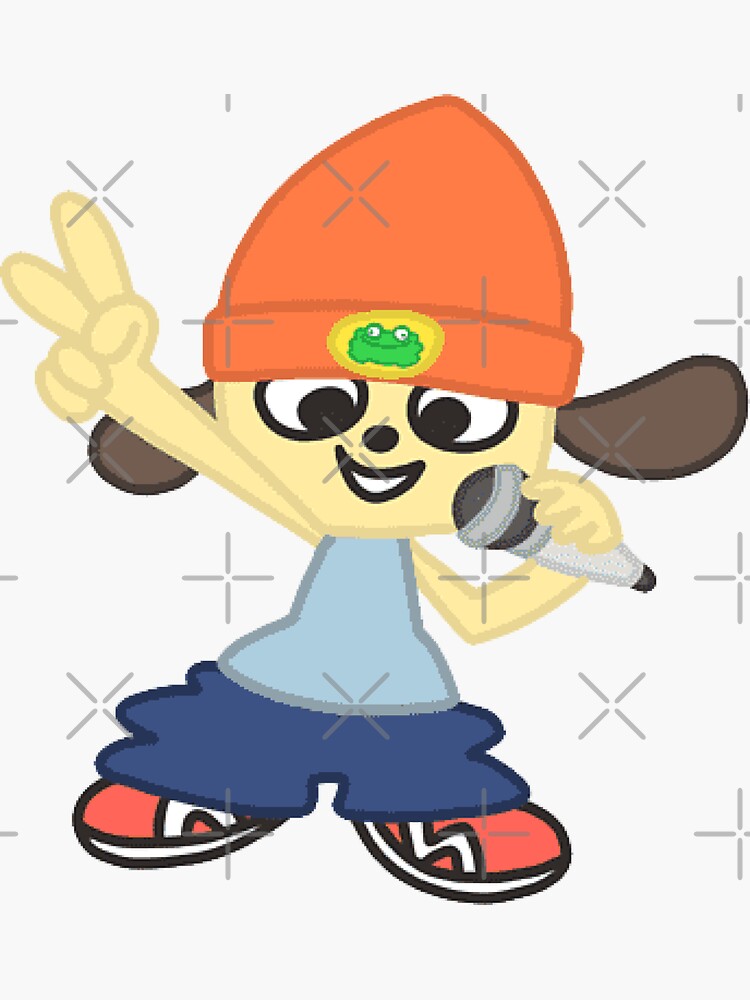 "Parappa The Rapper Rap" Sticker for Sale by ABZDesigner | Redbubble