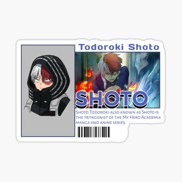 "Todoroki Shoto " Sticker for Sale by X-Store | Redbubble