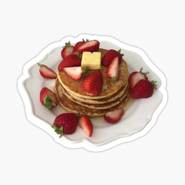 "Pancakes" Sticker for Sale by Kito-Kato | Redbubble