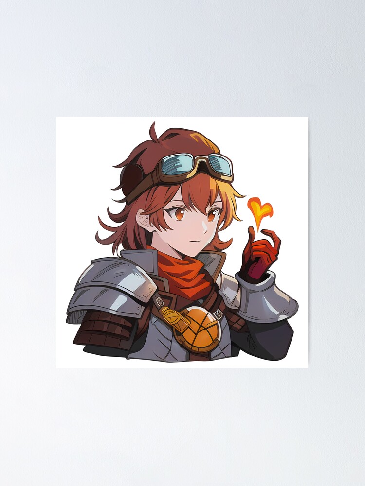 "Lovely Anime Chandra Nalaar" Poster for Sale by TheArtSculptor | Redbubble