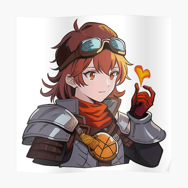 "Lovely Anime Chandra Nalaar" Poster for Sale by TheArtSculptor | Redbubble