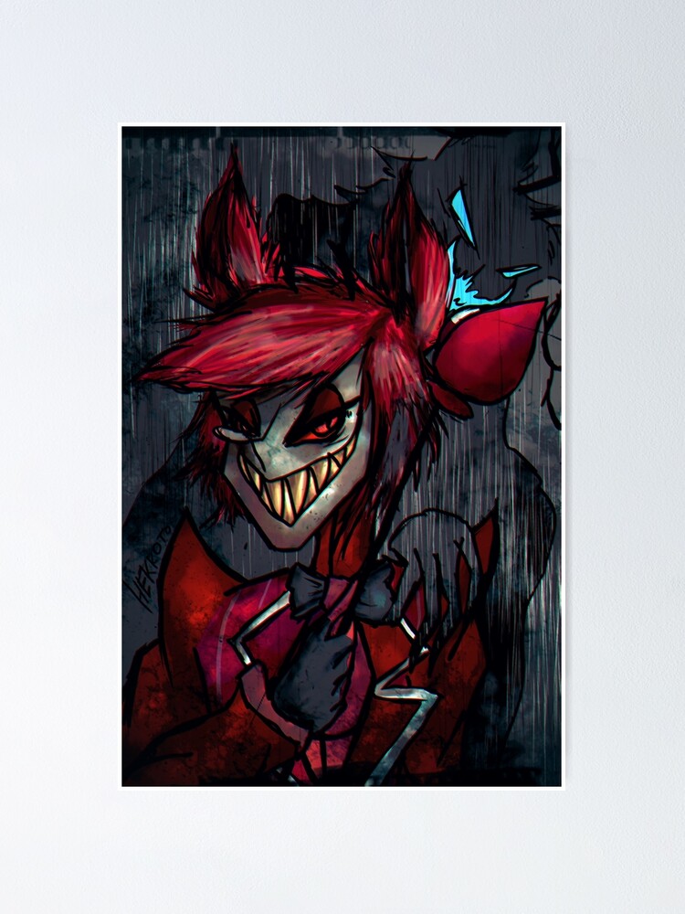 "Dark Edgy Alastor Hazbin Hotel Radio demon Helluva Boss" Poster for ...
