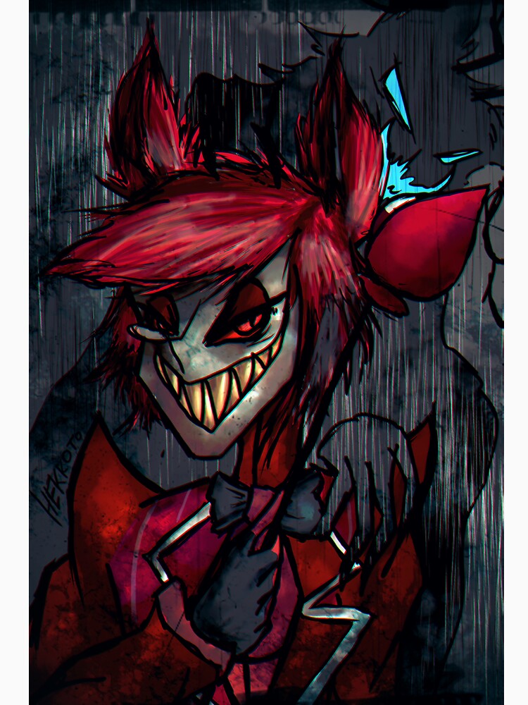 "Dark Edgy Alastor Hazbin Hotel Radio demon Helluva Boss" T-shirt for ...