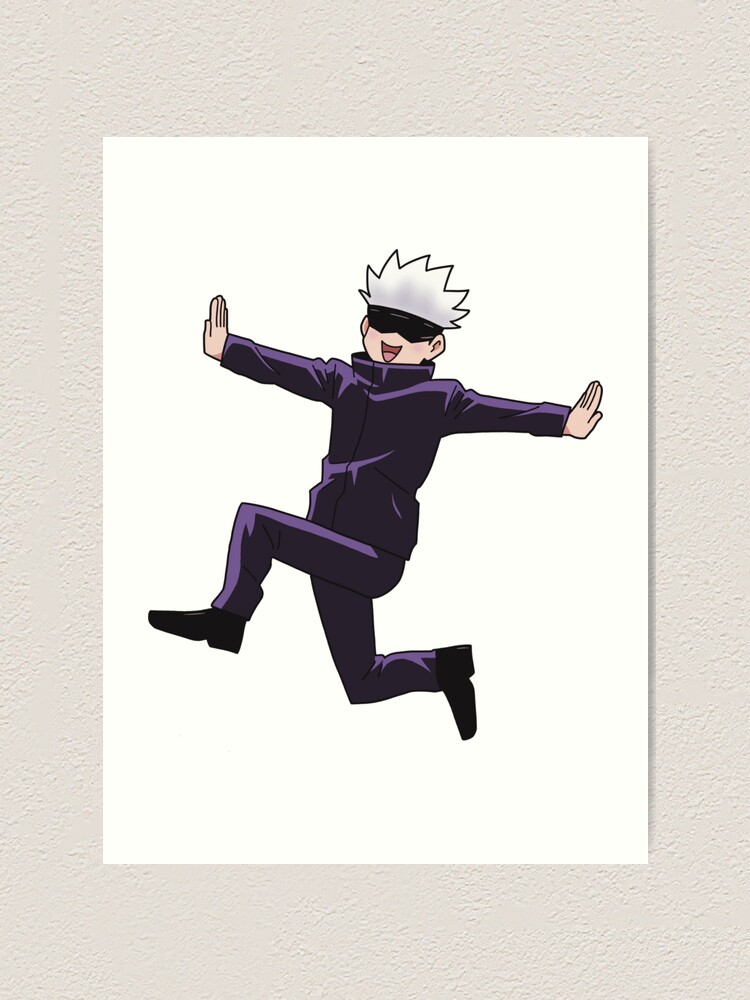 "Gojo Satoru flower field scene (only gojo)" Art Print for Sale by ...