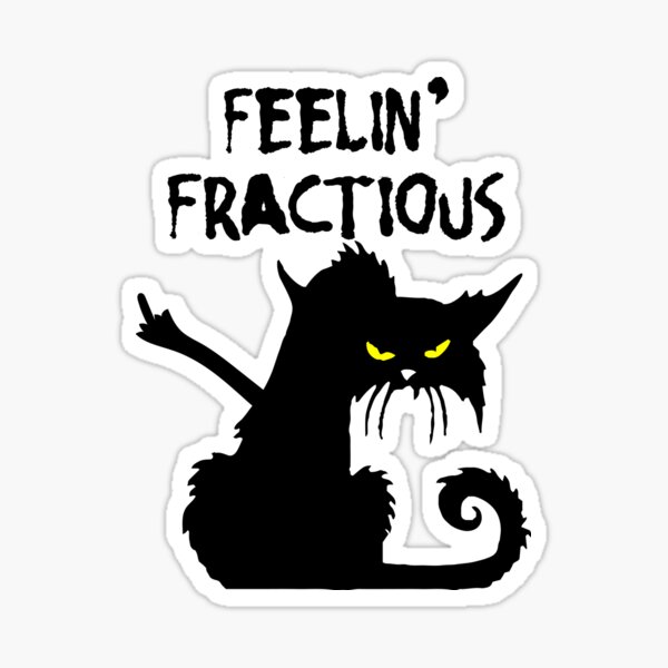 "Feeling Fractious, Feral Angry Cat, Veterinary Medicine Cat Gift ...
