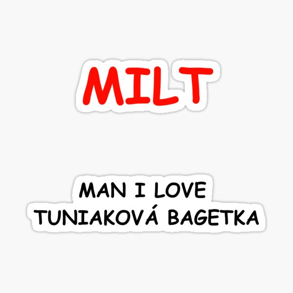 "MILT" Sticker for Sale by secovce-drip | Redbubble
