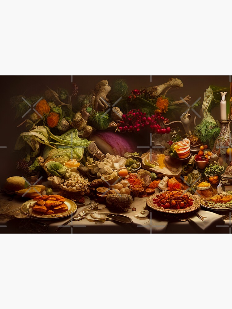 "A Feast" Sticker for Sale by MagicalPegasus | Redbubble