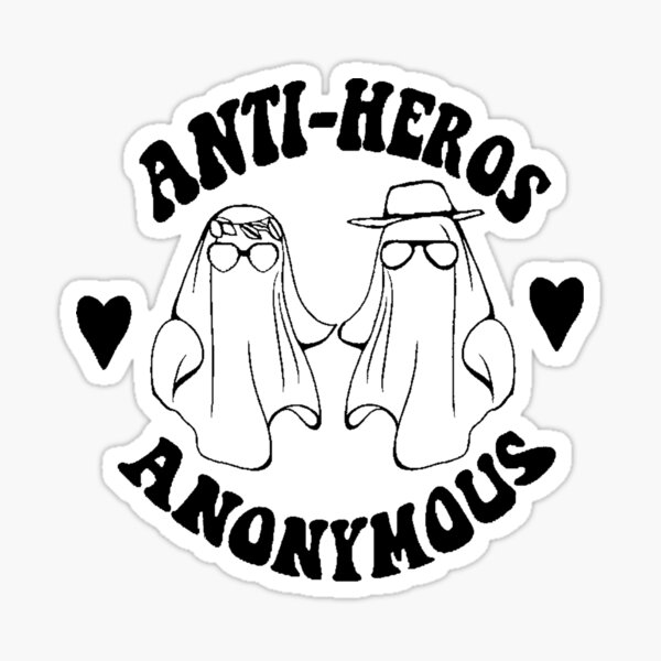 "Anti Hero Anonymous Ghost Friends" Sticker for Sale by swiftstyle ...