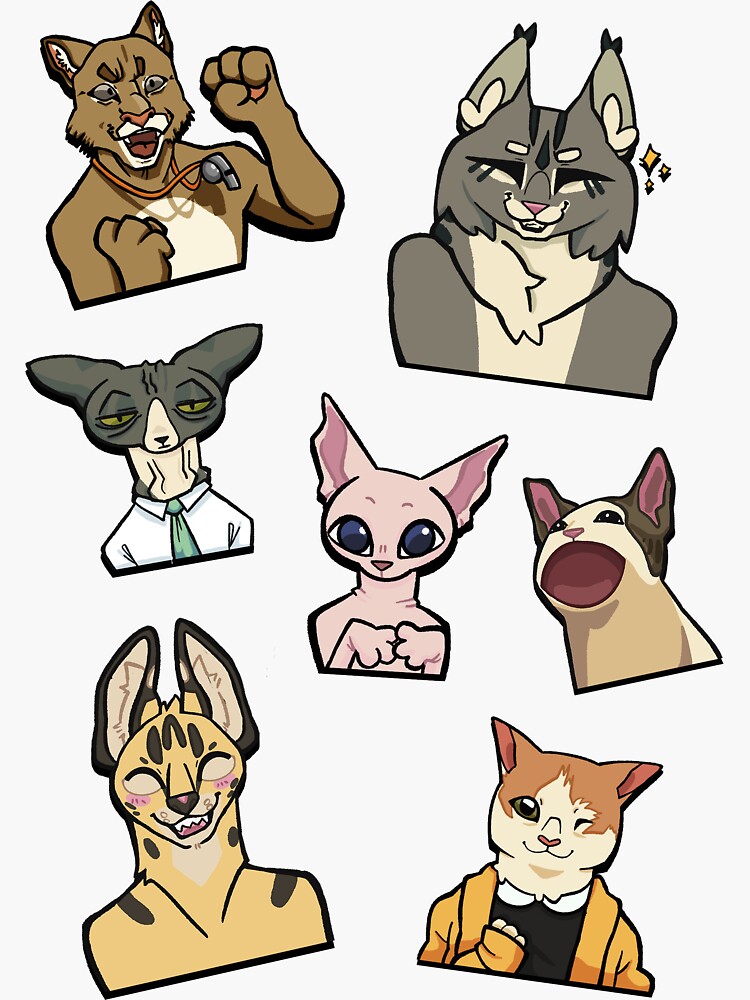 "Bingus Characters - Set 1" Sticker for Sale by BingusMerch | Redbubble