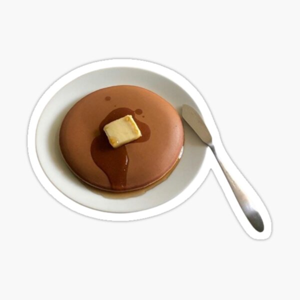 "Pancakes" Sticker for Sale by Kito-Kato | Redbubble