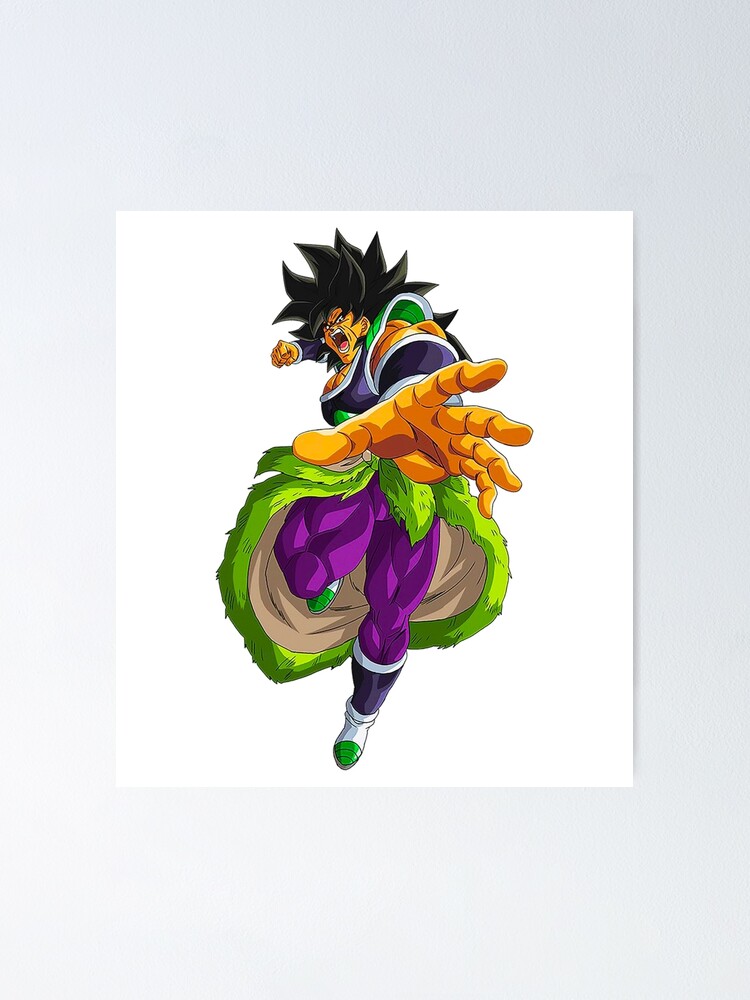"broly" Poster for Sale by SatourHM | Redbubble