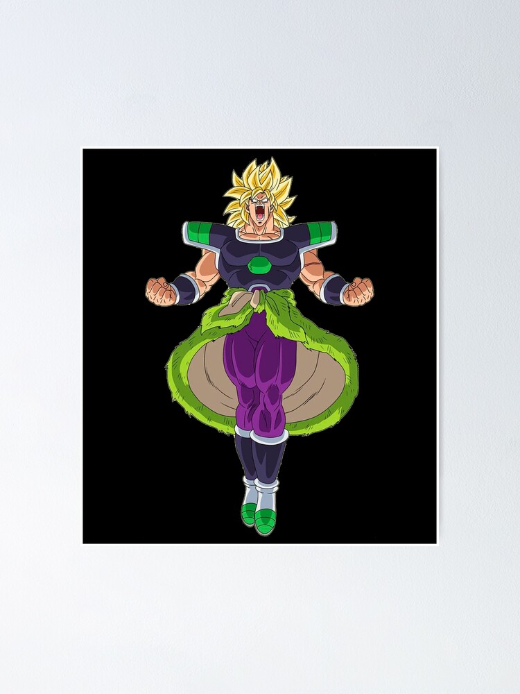 "broly" Poster for Sale by SatourHM | Redbubble