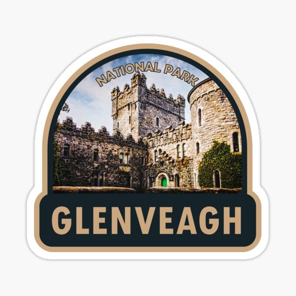 "Glenveagh National Park Ireland" Sticker for Sale by KrisSidDesigns ...