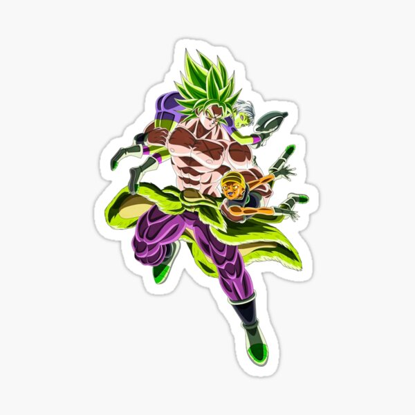 "broly" Sticker for Sale by SatourHM | Redbubble