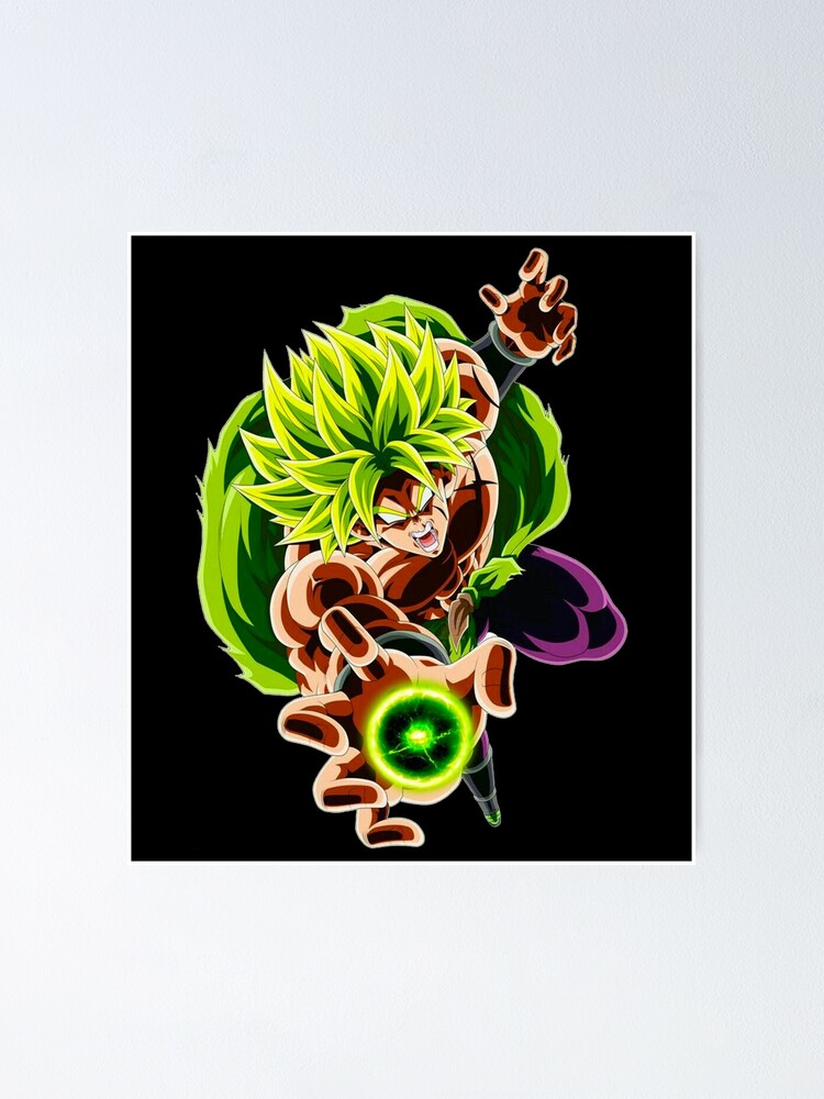 "broly" Poster for Sale by SatourHM | Redbubble