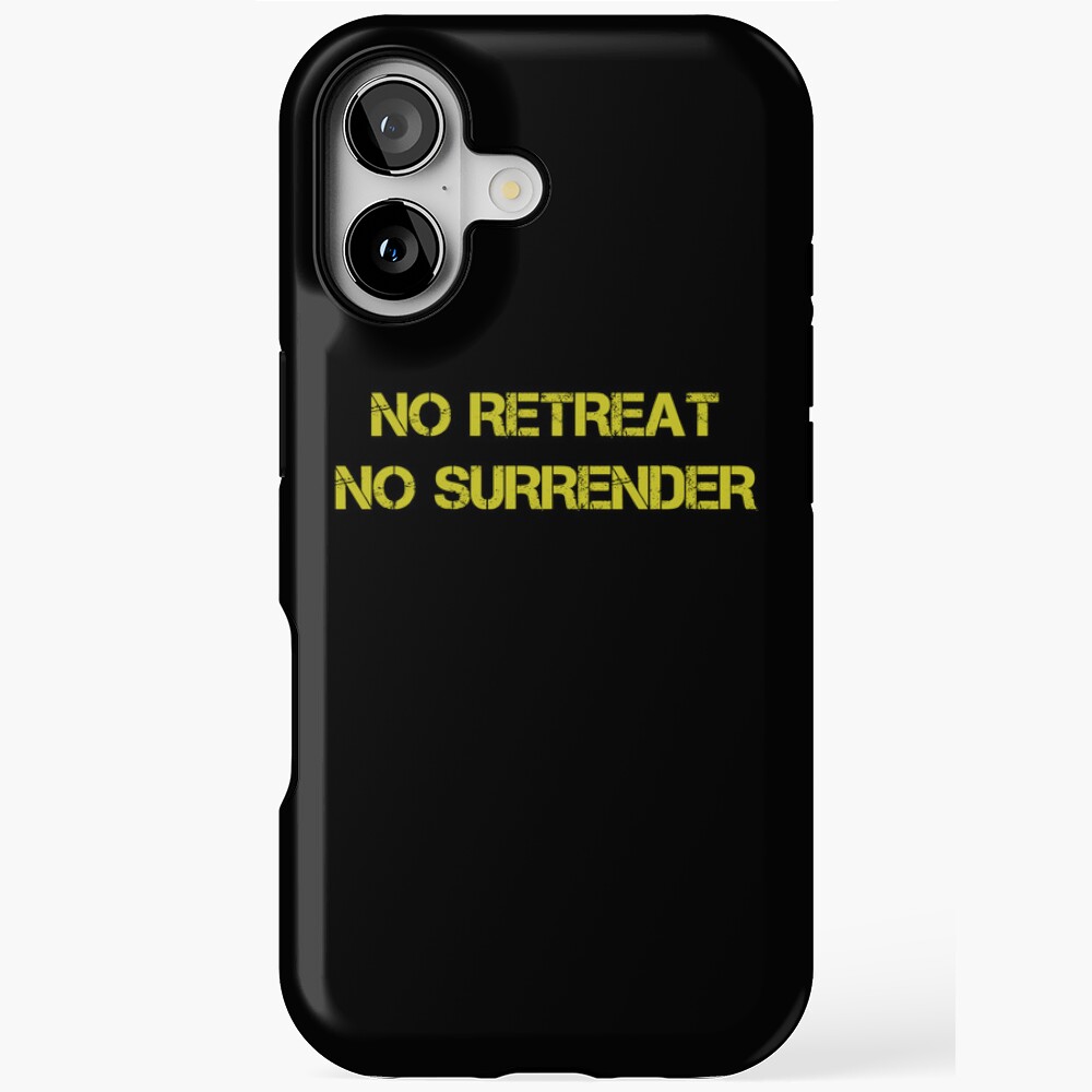 "No Retreat No Surrender" Sticker for Sale by VicFreedomind | Redbubble