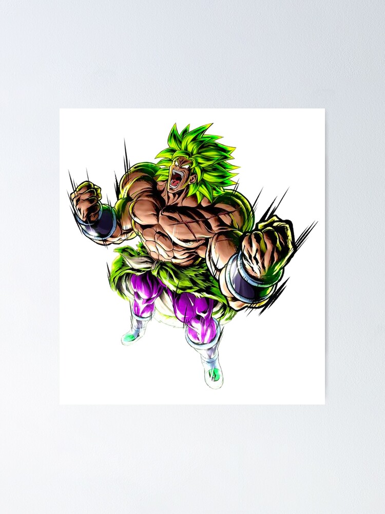 "broly" Poster for Sale by SatourHM | Redbubble