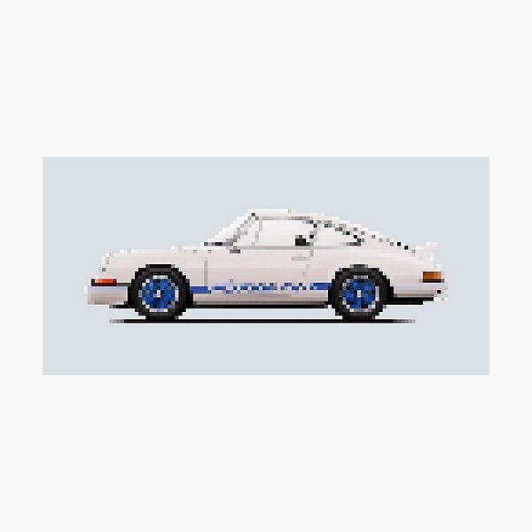 "Porsche 911 carrera 1977 pixel art car" Photographic Print for Sale by ...