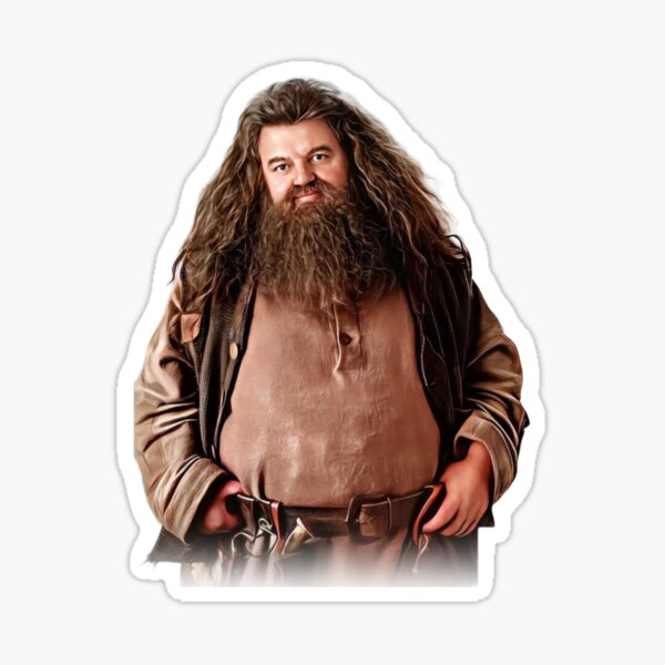 "Rubeus Hagrid Cartoon Edition " Sticker for Sale by PAdesign1 | Redbubble