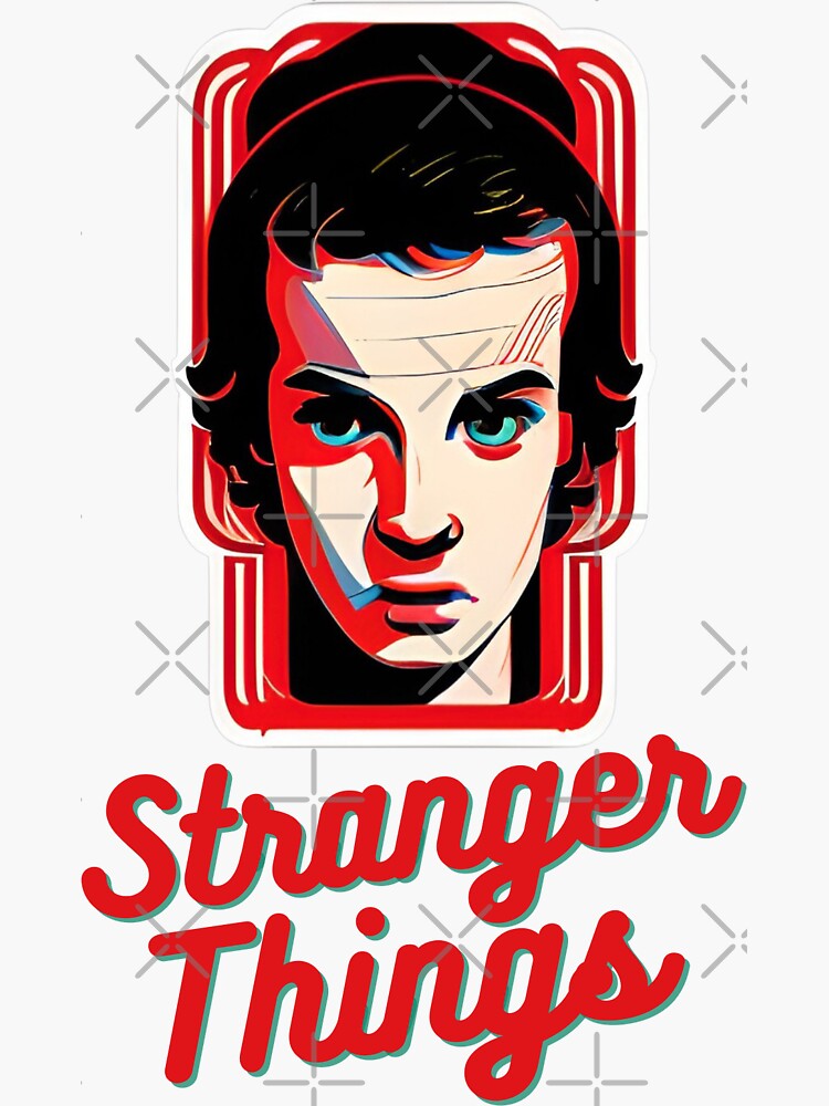 "stranger things, stranger things stickers" Sticker for Sale by ...