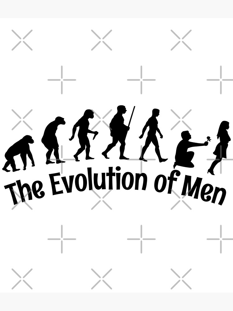 "The Evolution of Men | Funny anti simp theme" Poster for Sale by ...