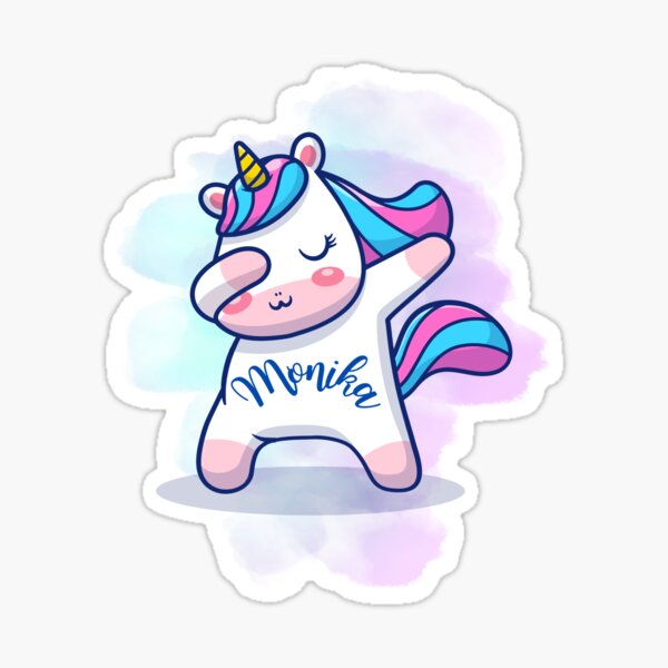 "A mythical animal - unicorn Monika" Sticker for Sale by byOlliart ...