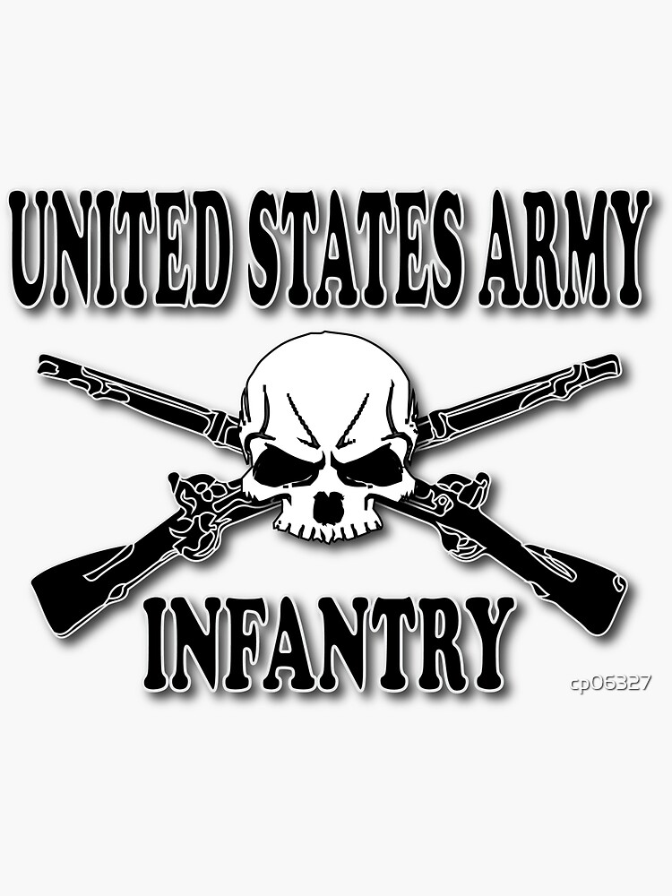 "US Army Infantry" Sticker for Sale by cp06327 | Redbubble