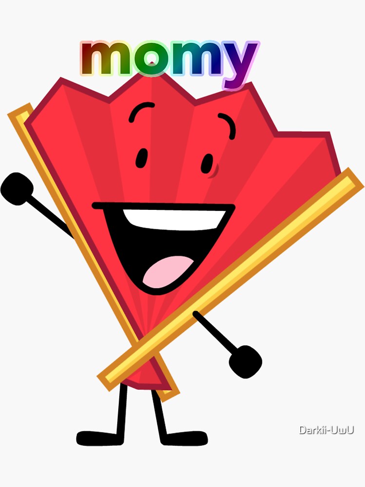 "Fan Inanimate Insanity Momy" Sticker for Sale by Darkii-UwU | Redbubble