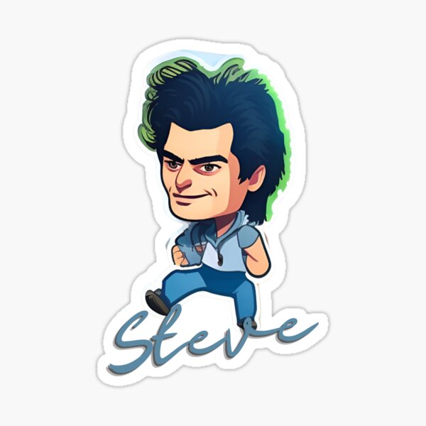 "stranger things steve, stranger things stickers" Sticker for Sale by ...