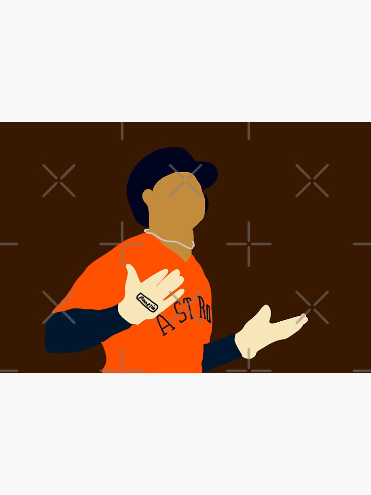 "Jeremy Peña Shrug" Sticker for Sale by KeirasKorner | Redbubble