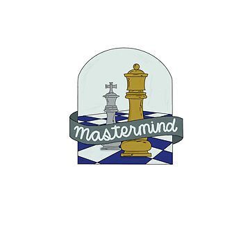"Mastermind" Sticker for Sale by lookingforluiza | Redbubble