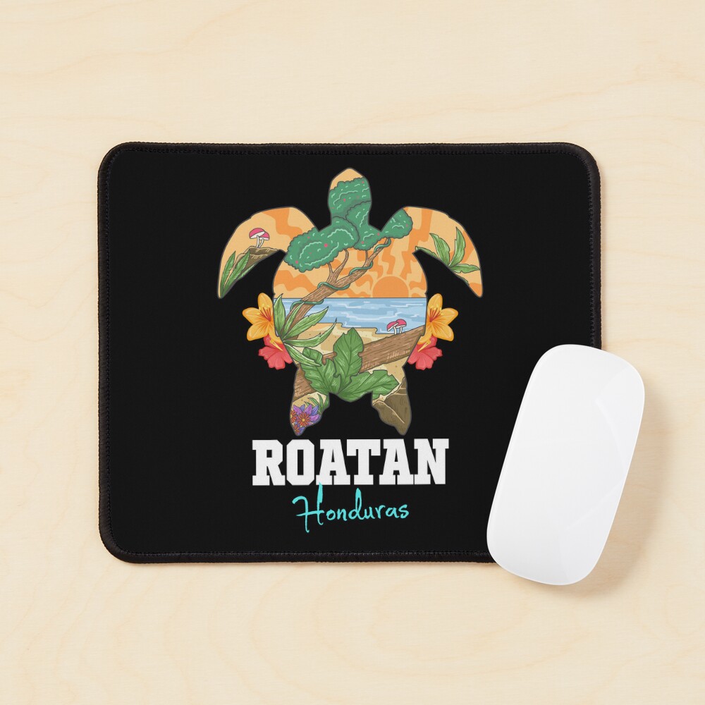 "Roatan Bay Islands Honduras Turtle Souvenir" Sticker for Sale by ...