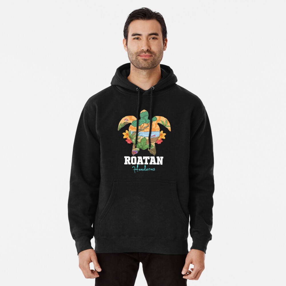 "Roatan Bay Islands Honduras Turtle Souvenir" Sticker for Sale by ...