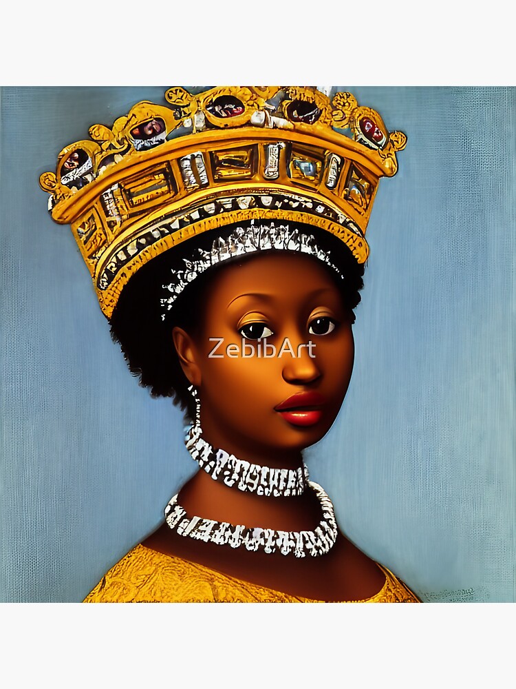 "Queen of Sheba ተ" Sticker for Sale by ZebibArt | Redbubble