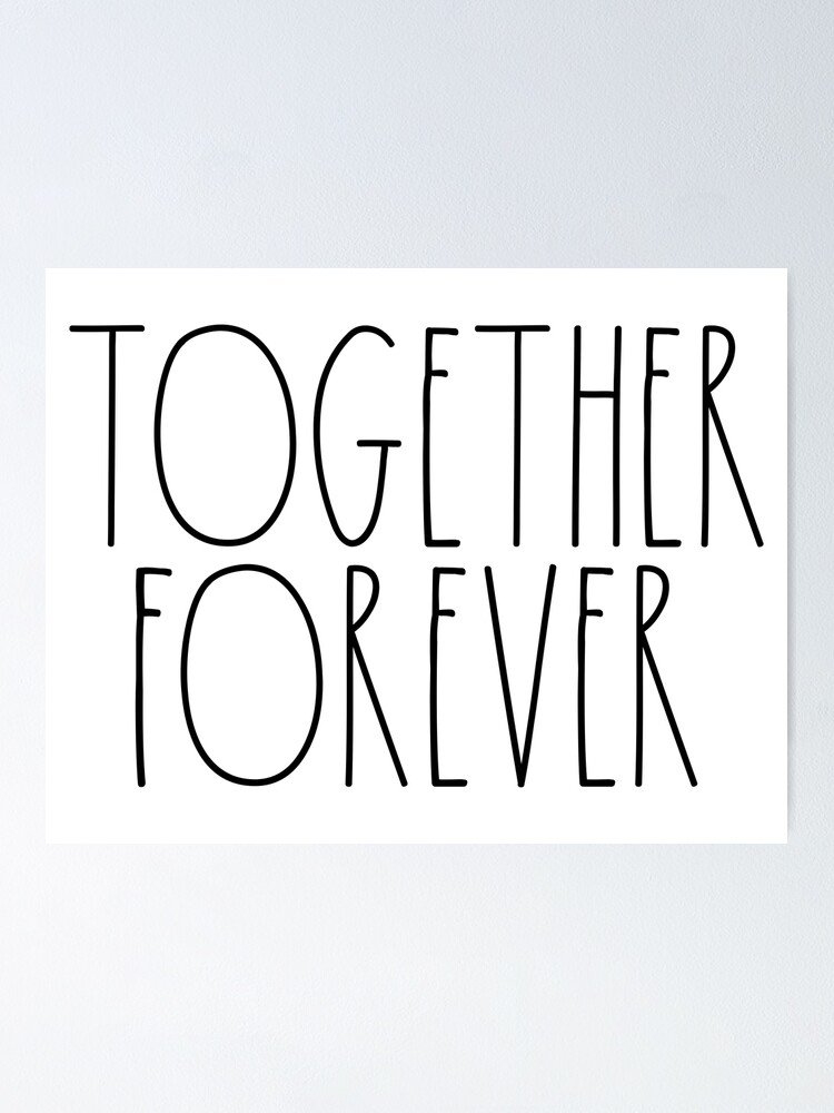 "Together Forever Rae Dunn Inspired Farmhouse" Poster for Sale by ...