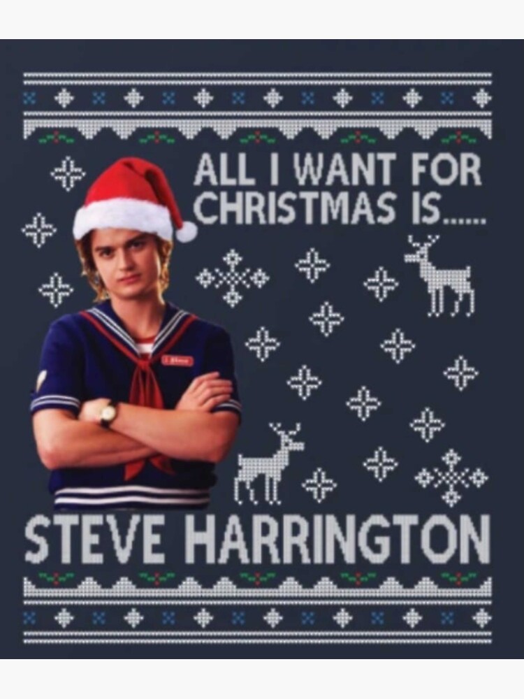 "Stranger things christmas card , steve harrington christmas card ...