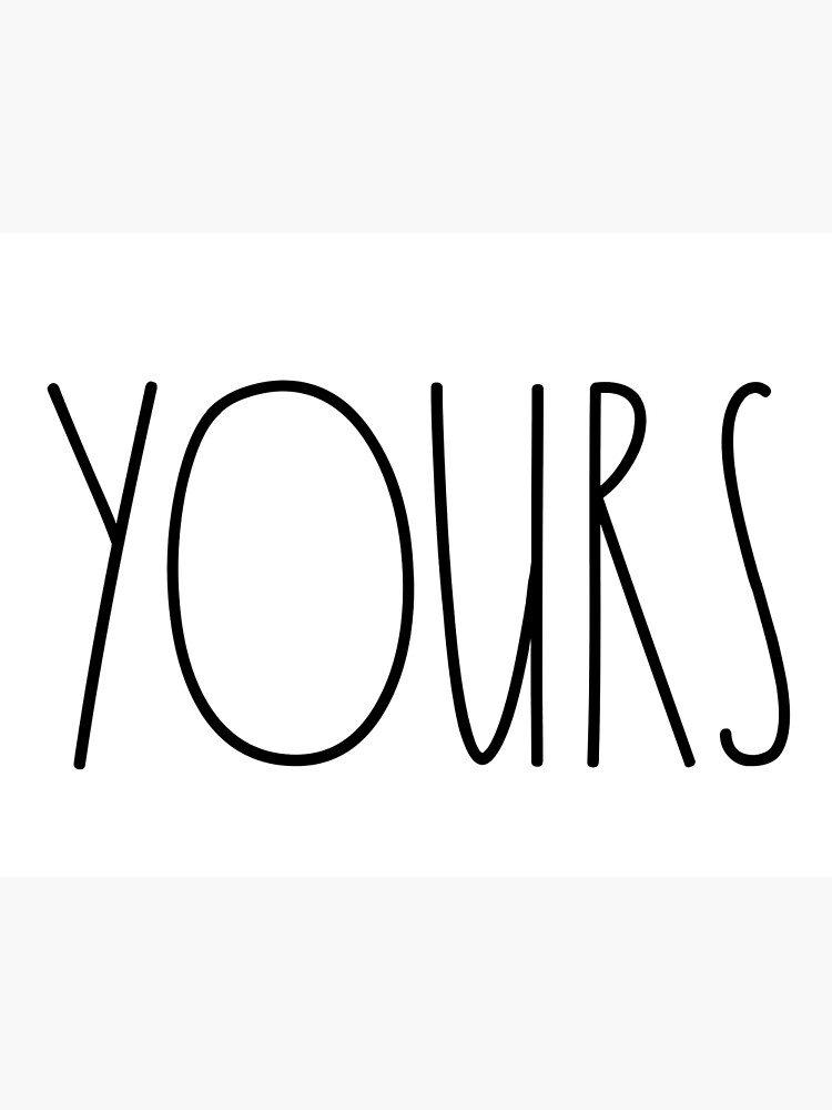 "Yours Rae Dunn Inspired Farmhouse" Poster for Sale by FineElephant ...