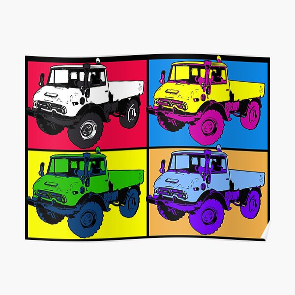 Póster «Unimog Popart» de Groenendijk | Redbubble