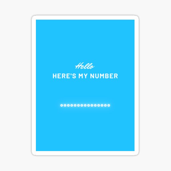 hello Here Is My Number Tag Number Find Element For Contact Sticker hello-here-is-my-number-tag-number-find-element-for-contact-sticker