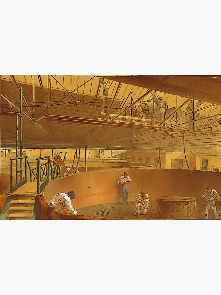 "Working at the Greenwich´s telegraph Company" Sticker for Sale by ...