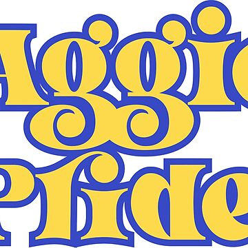 "Aggie Pride" Sticker for Sale by brittanyjrf | Redbubble