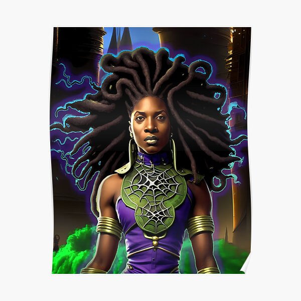 "Tasha The Sorceress -AiArt-" Poster for Sale by MarcJoy | Redbubble