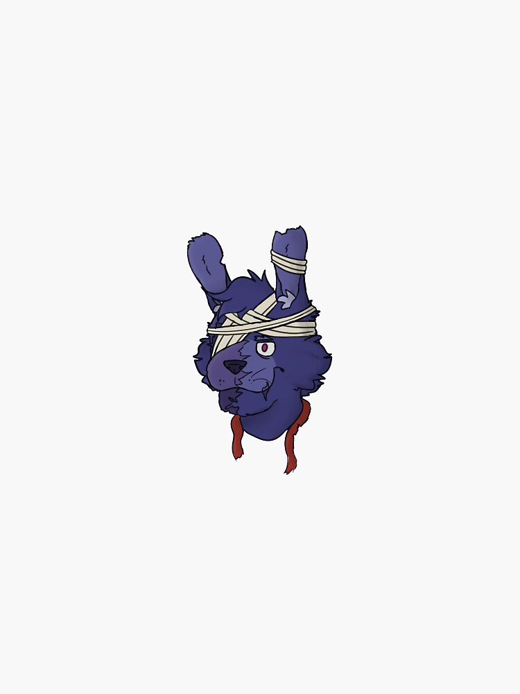"Withered Bonnie" Sticker for Sale by Quenntinn | Redbubble